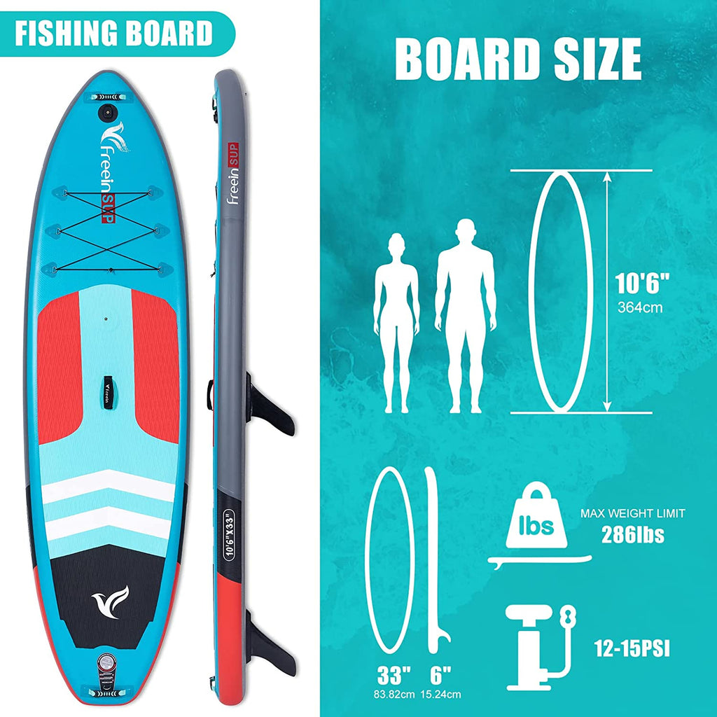 Freein 10'6 Inflatable Windsurf SUP | Inflatable Sailboard | SUP Board ...